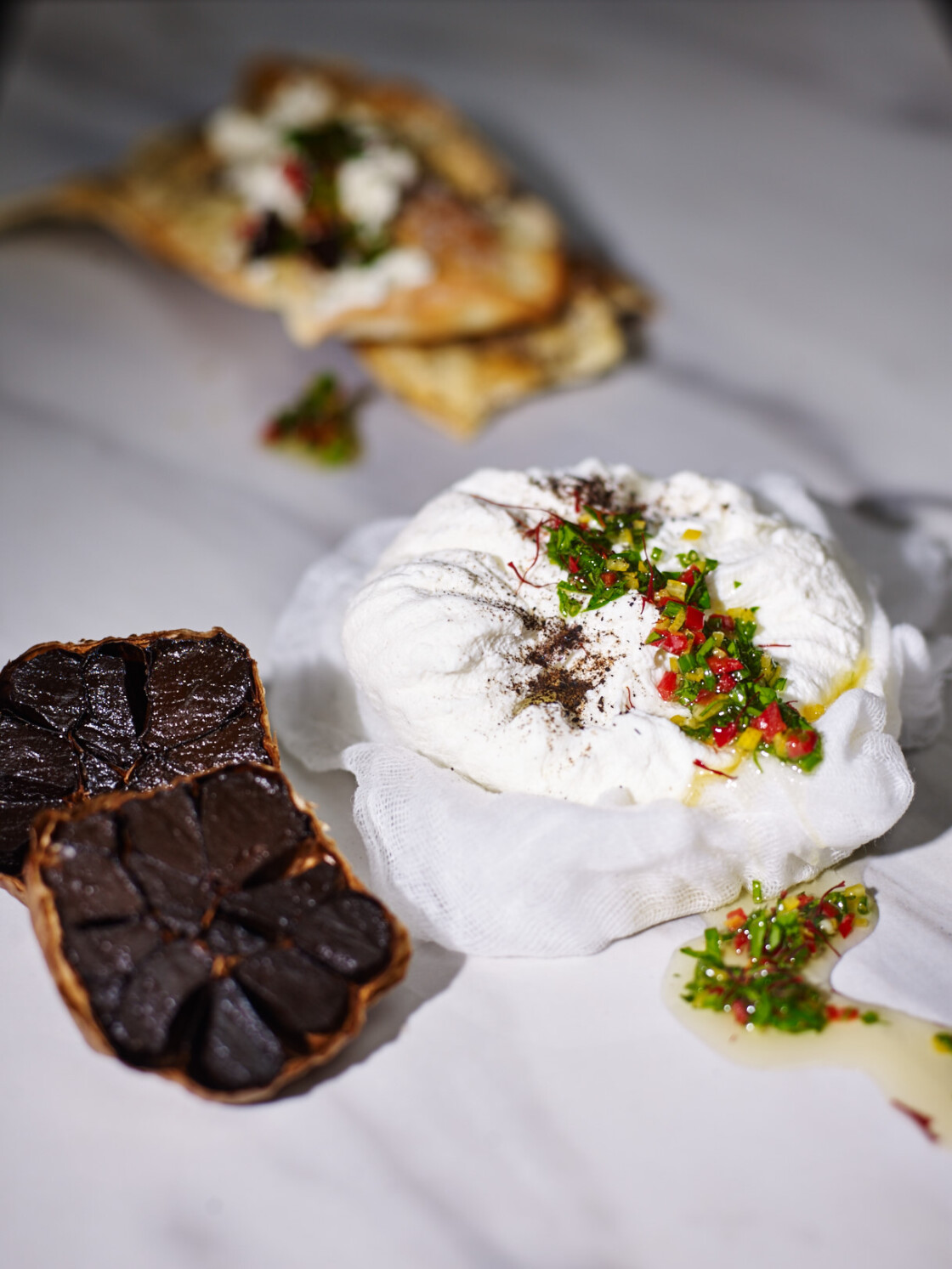 Black garlic barbecue pack