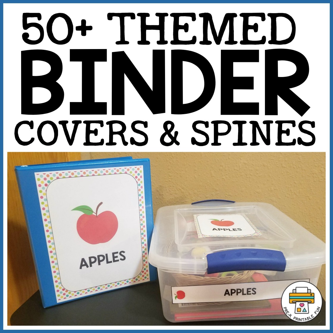 Themed Binder Covers and Spines